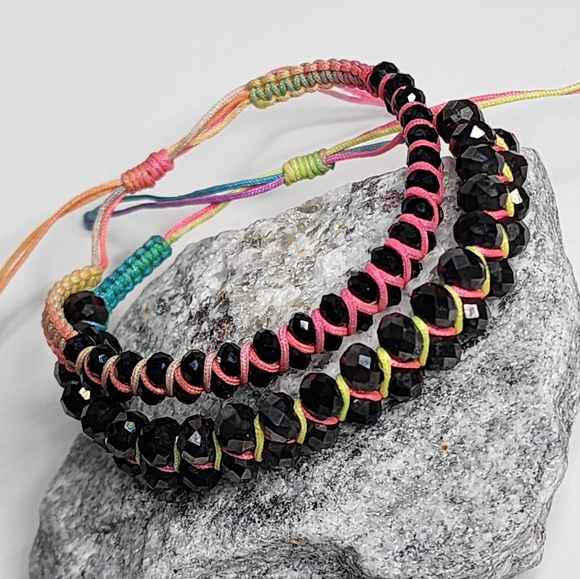 Hand Crafted | Jewelry | Crystal Beaded Friendship Bracelet Bundle ...